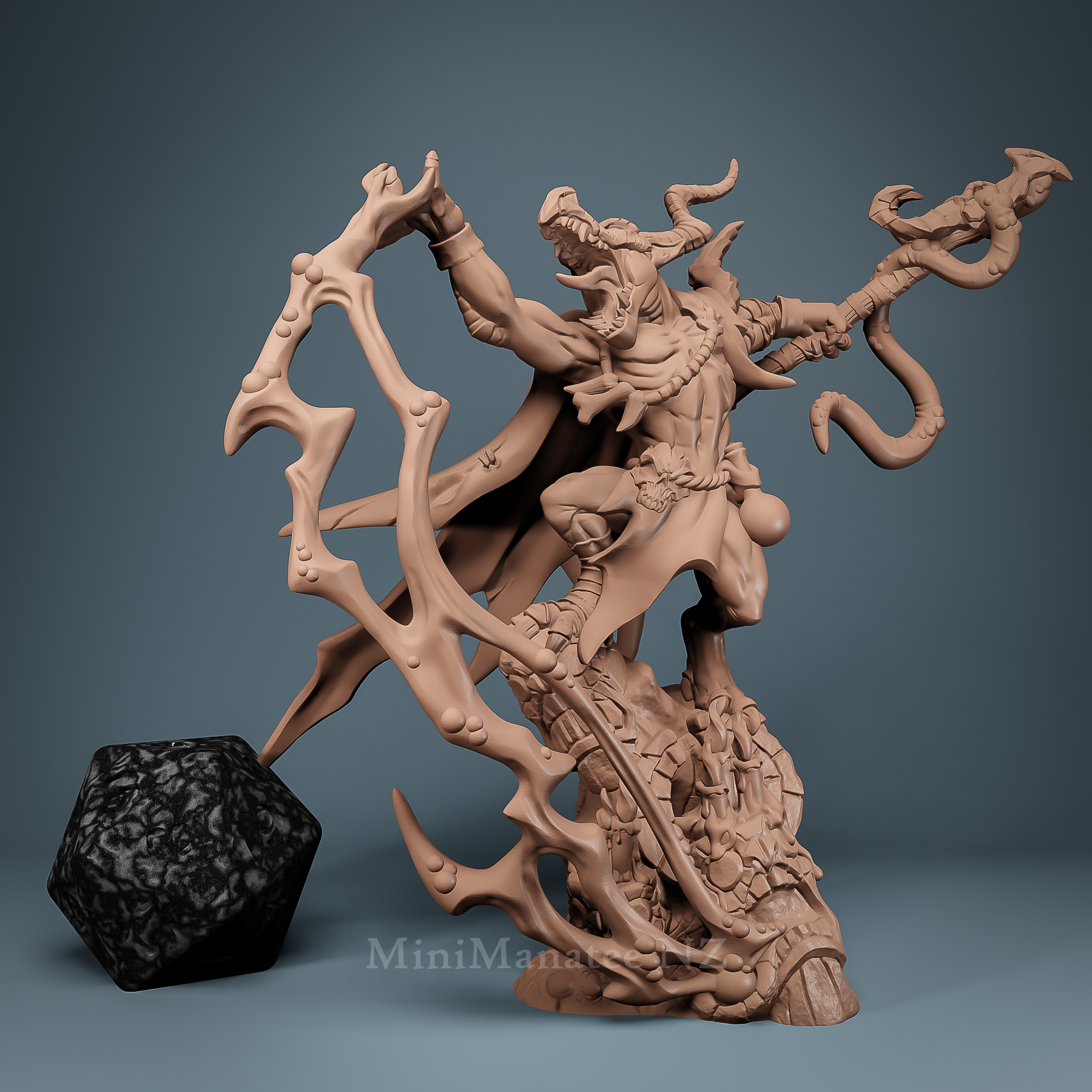 Artisan Guild: Plague-Mine Kobolds: Kornutaaz the Plaguemancer :: Mini Manatee New Zealand